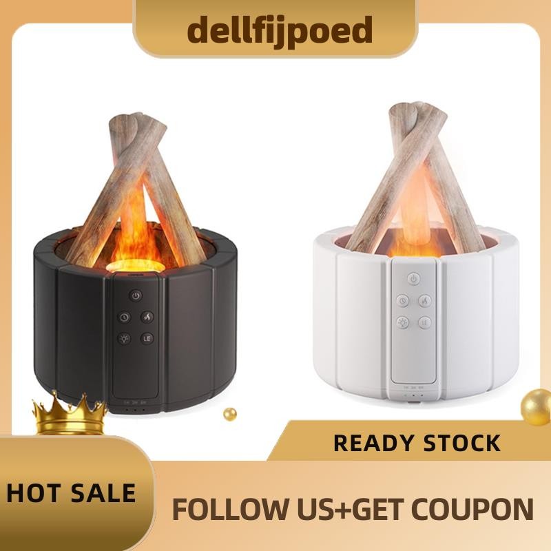 dellfijpoed Simulated Flame Diffuser Bonfire Air Humidifier อัลตราโซนิก ...