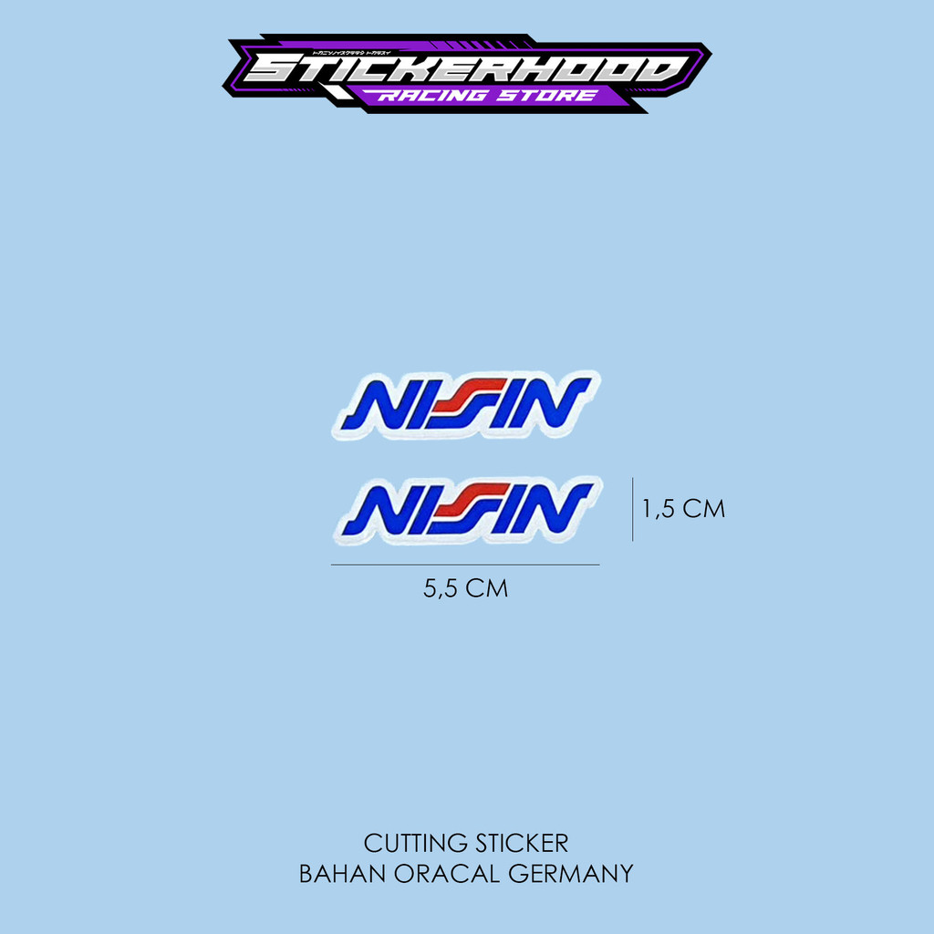 NISSIN STICKER สติ๊กเกอร์ 2 ชิ้น | Shopee Thailand