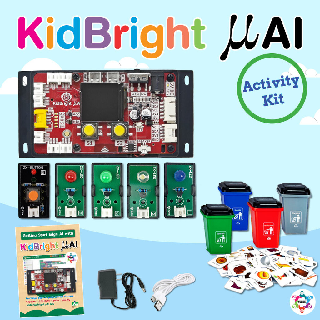 ชุดเรียนรู้ปัญญาประดิษฐ์ (AI) รุ่น KidBright µAI Activity Kit µAI Activity Kit | Shopee Thailand