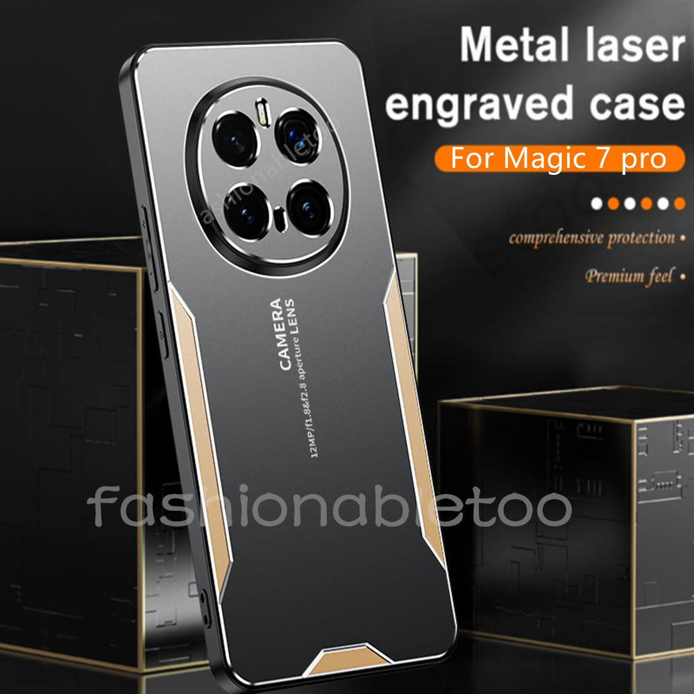 โลหะ Matte สําหรับ Honor Magic 7 pro 7pro Magic7 pro Magic7pro HonorMagic7pro TPU อะคริลิคเคส ...
