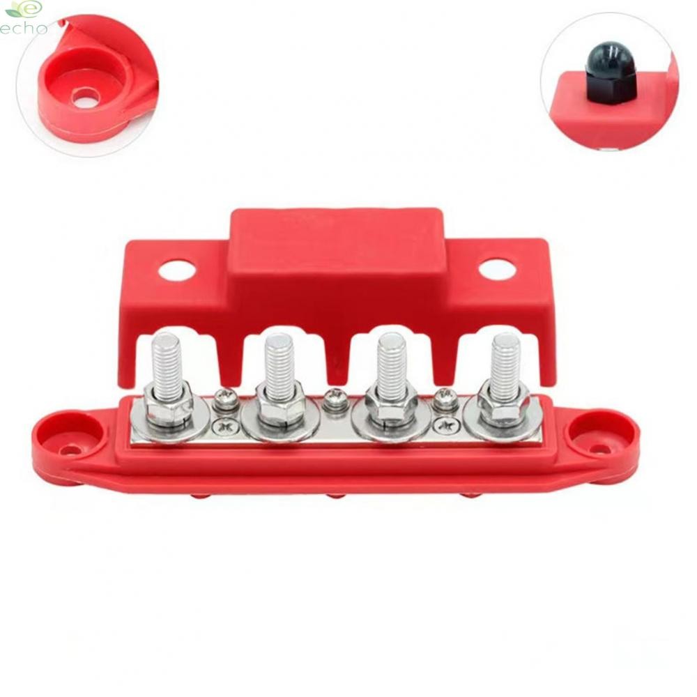 บล็อกกระจาย Busbar จับคู่ 250A ความจุ Featuring Four M8 Terminal Bolts ...