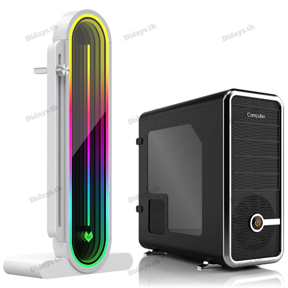 ขายึดการ์ดกราฟิกแนวตั้ง 5V 3Pin ARGB Infinite Mirror GPU Support Holder ...