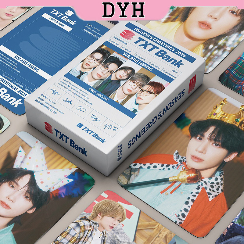 55 ชิ้น TXT LOMO การ์ด 2025 SEASONS GREETINGS อัลบั้ม Photocard KPOP คอ ...