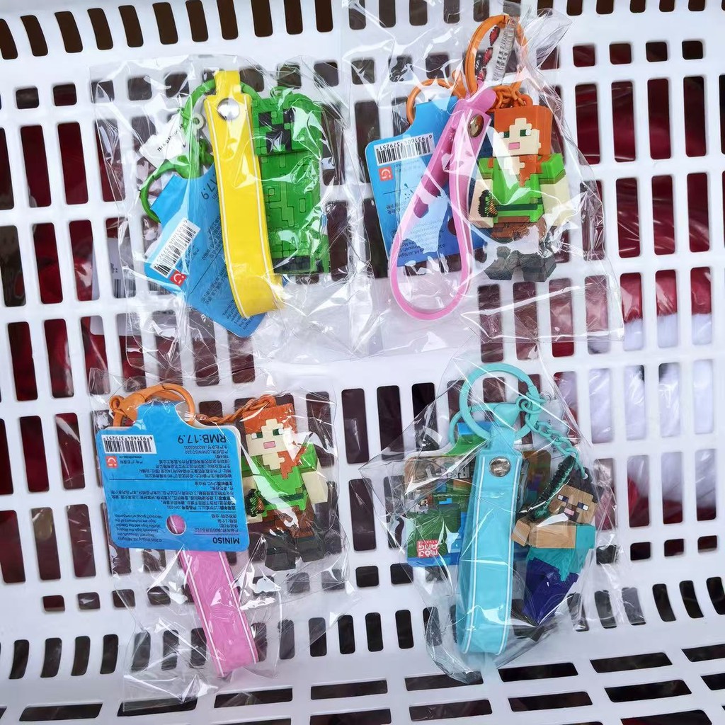 Miniso minecraft จี้สามมิติ | Shopee Thailand