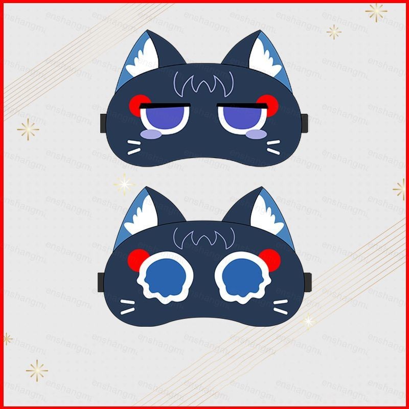 PS3 Genshin Impact Wanderer Cat Plush Eyes Mask ของขวัญสําหรับสาว ...