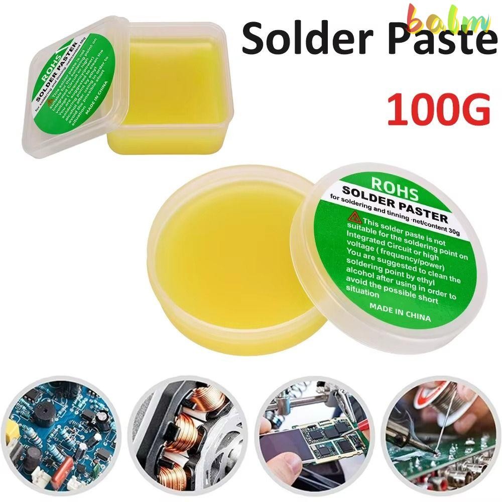 BALM Welding Solder Paste, 100g ซ่อมแผ่นเหล็กบัดกรีฟลักซ์,ไร้สารตะกั่ว ...