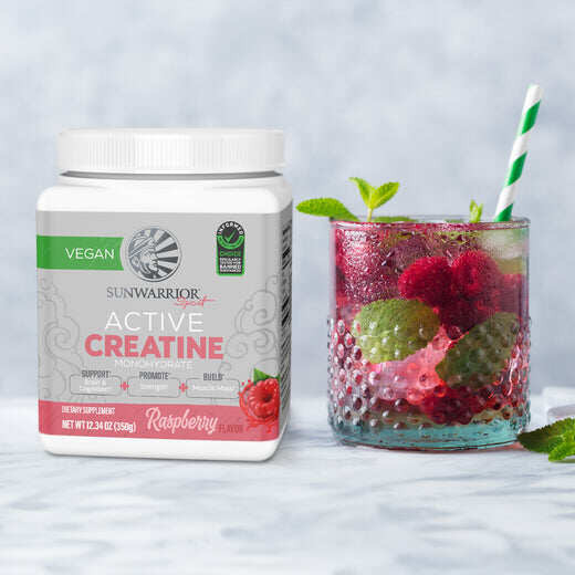 Sunwarrior Active Creatine Raspberry ครีเอทีนเพิ่มพละกำลัง สะสมพลังงานให้กล้ามเนื้อ | Shopee ...