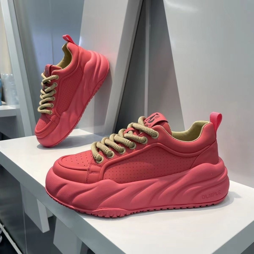 รองเท้าผู้ชายสไตล์ใหม่ Shell Toe รองเท้าผ้าใบหนา Soled Breathable ...