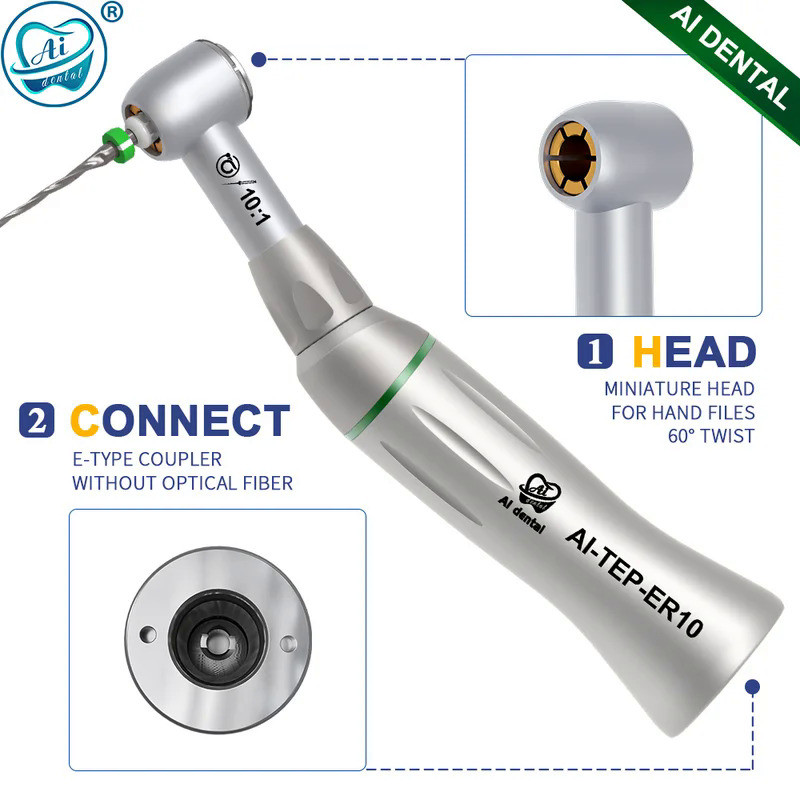 AI-TEP-ER10 10:1 contra angle 60 degree twist reciprocating air scaler ...