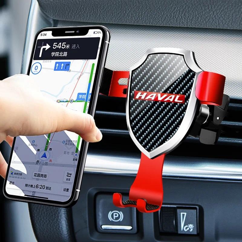 โลหะภายในรถที่วางโทรศัพท์มือถือสนับสนุนสําหรับ Haval C50 E F5 F7X H1 ...