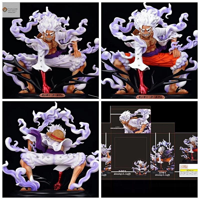 Cod One Piece Luffy GEAR 5 อะนิเมะตัวเลข Nika Sun God PVC ตุ๊กตาขยับแขน ...