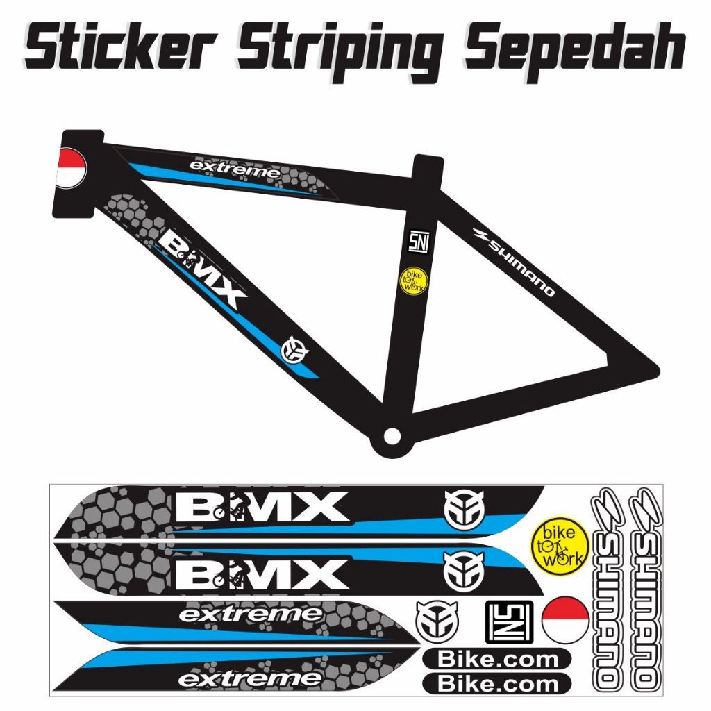 LIST OF BIKE STRIPING VARIATIONS MOTIFS/BMX/ | Shopee Thailand