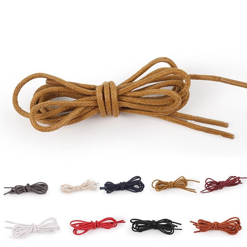 ⭐ วาร์ส ⭐รอบแว็กซ์สีทึบเชือกผูกรองเท้ารองเท้า Strings Boot รองเท้ากีฬา ...