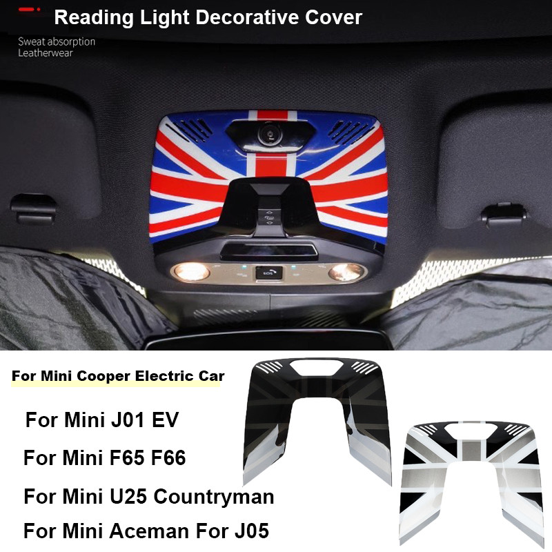 สําหรับ Mini Cooper J01 J05 F65 F66 U25 2024 2025 สําหรับรถยนต์ไฟฟ้าอ่านหนังสือกรอบสติกเกอร์ตก ...