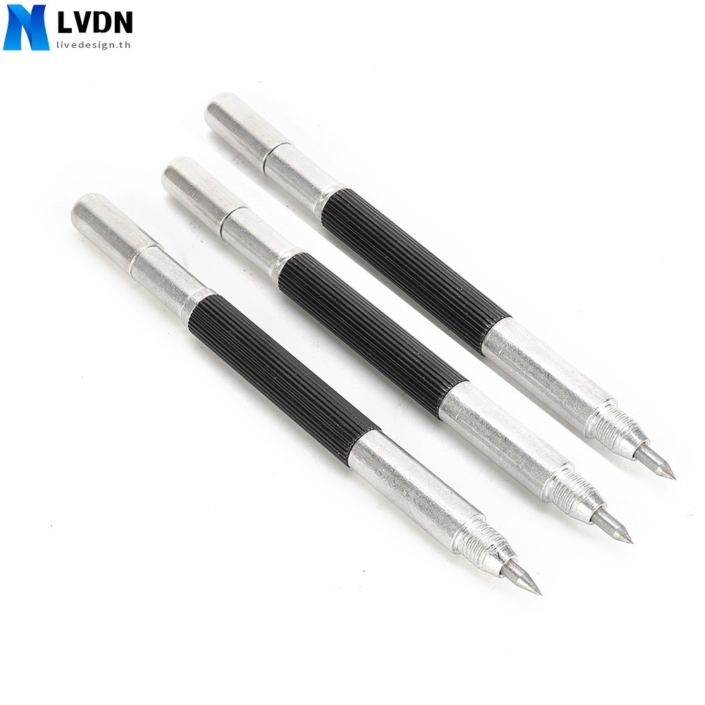 3 ชิ้น Double Ended ทังสเตนคาร์ไบด์ Scribing ปากกาเคล็ดลับเหล็ก Sciber ...