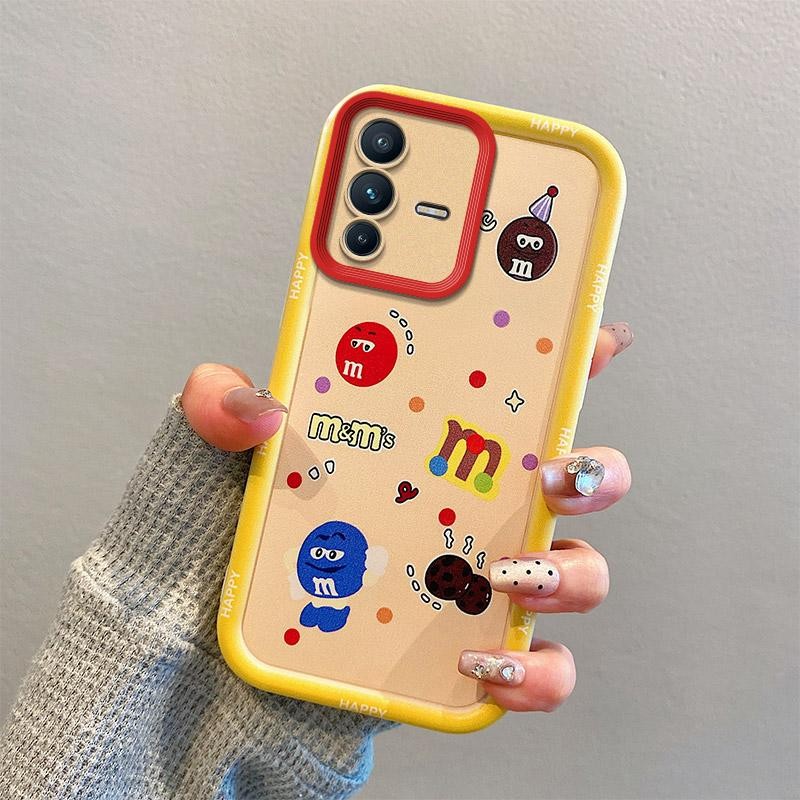 ซิลิโคนนุ่มการ์ตูนสําหรับ Vivo V23 5G V2130 V2303 Vivov23 V 23 น่ารัก ...