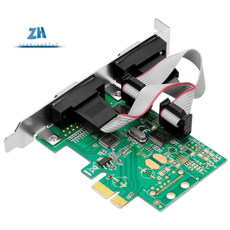Pci-e To Dual Serial Combo Card RS232 PCI Express PCIe อะแดปเตอร์การ์ด ...