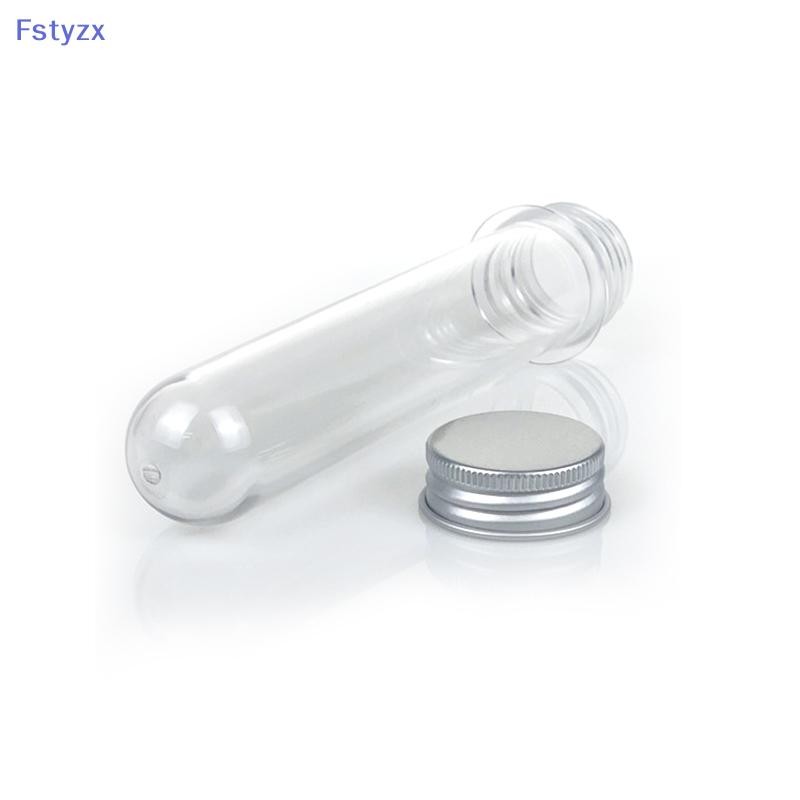 Fstyzx 10pcs lab 70ml PET Test Tube ขวดสกรูหมวกโปร่งใสทรงกระบอกพลาสติก ...