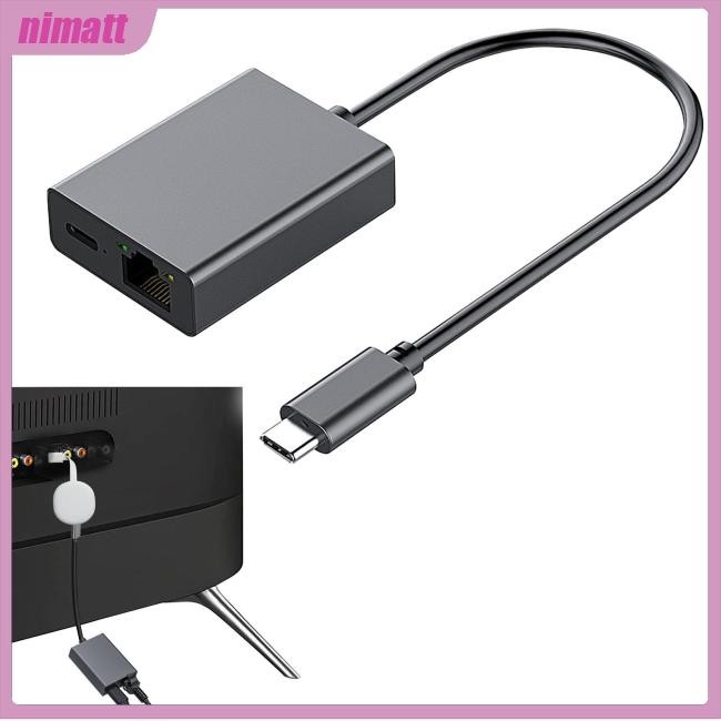 Ni Tv (4k) Type C เป็น Gigabit Ethernet Converter Dock แบบพกพา Usb ถึง ...