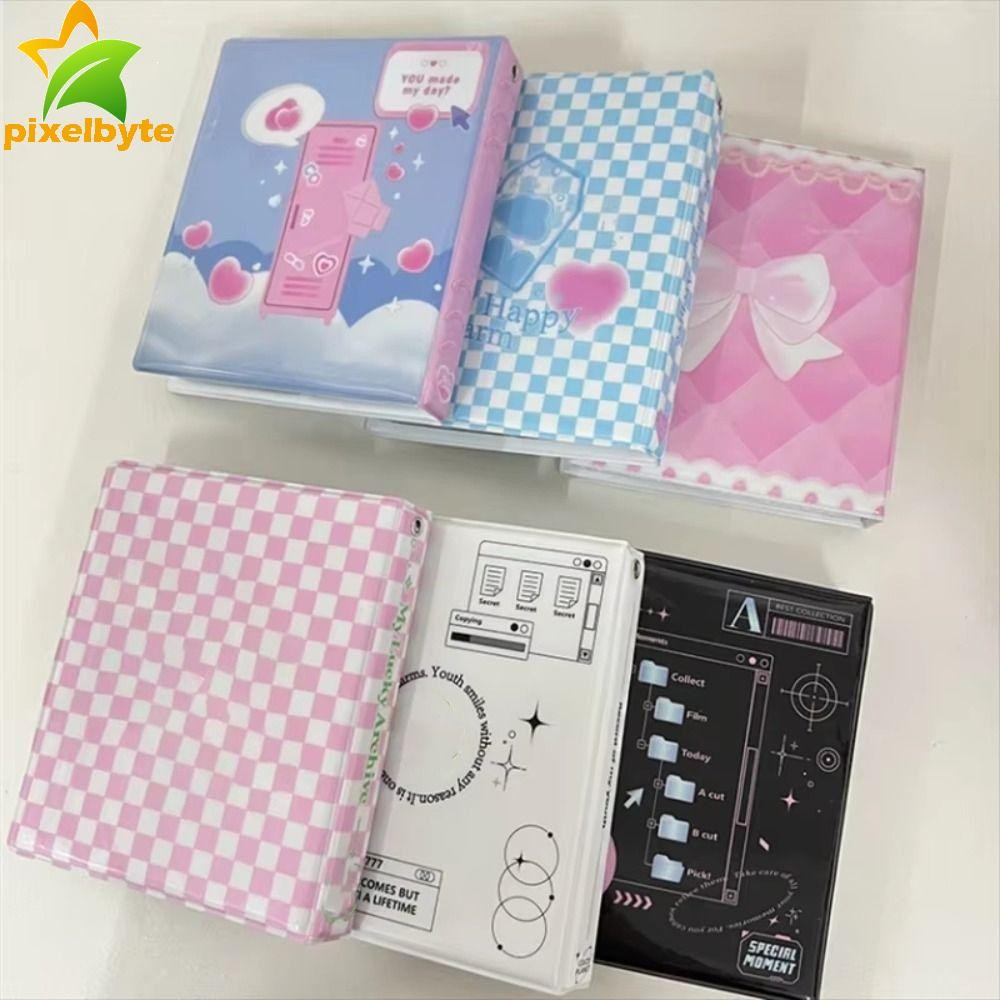 PIXELBYTE อัลบั้มภาพ INS สี่ตารางเกาหลี, อัลบั้มภาพถ่ายไอดอล PVC 20 หน้า, รูปภาพไอดอลเคสเก็บ ...