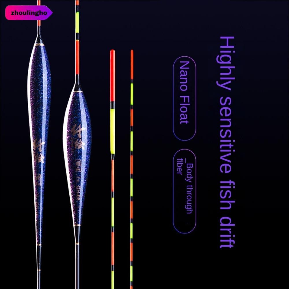 ZHOULINGHO Fishing Lure Float, Sensitive Slip Drift Tube Floats Bobbers ...