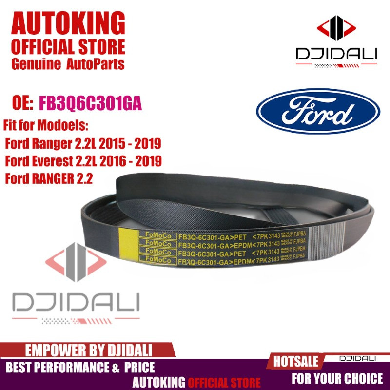สายพานขับ FB3Q-6C301-GA ใช้ได้กับ Ford Everest 2.2L (2016-2020 ...