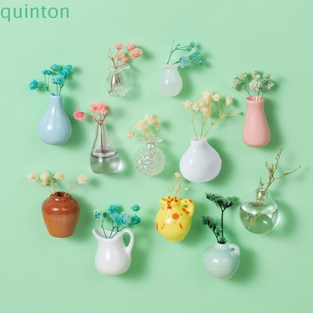 QUITON แจกันตู้เย็นสติกเกอร์,เซรามิค Excluding พืชมินิแจกันพืช,ตกแต่ง ...