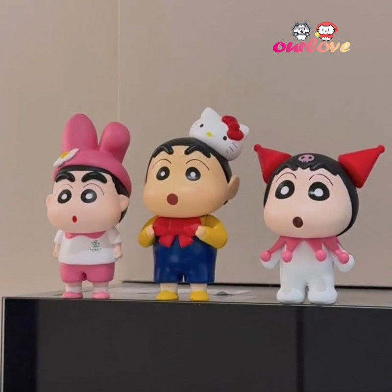Sanrio Series Crayon Shin-Chan ตุ๊กตาการ์ตูน Hello Kitty Crayon Shin ...
