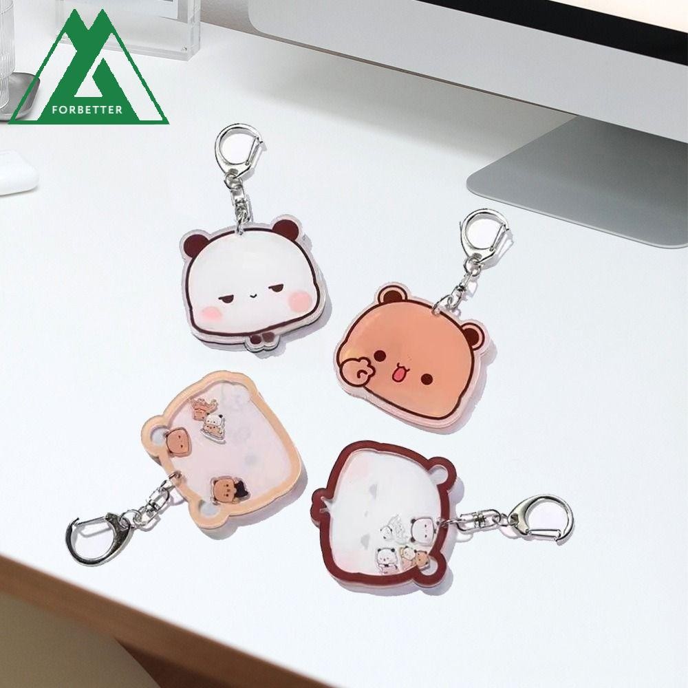 Forbetter Bubu Dudu พวงกุญแจ, อะคริลิค Shake Mini ตุ๊กตา Bubu Dudu ...