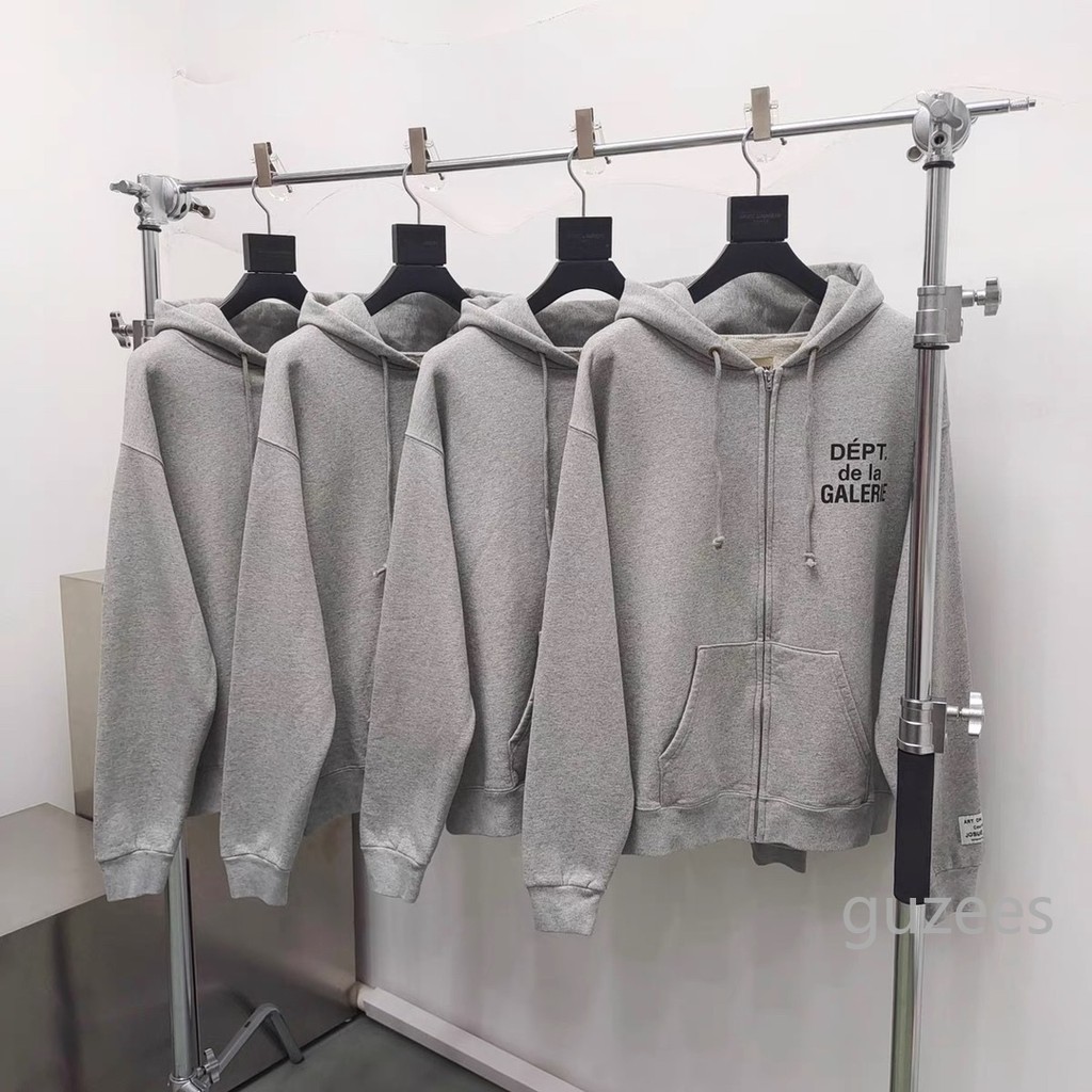 High Street Letter Hoodie Gallery Dept โลโก้ตัวอักษรฝรั่งเศสสโลแกน ...