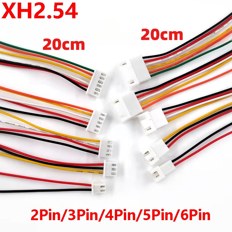 10/5 ชิ้น XH2.54 สายไฟ XH 2.54 มิลลิเมตร XH ปลั๊กชายหญิงสายชาร์จแบตเตอรี่ 26AWG 20 เซนติเมตรความ ...