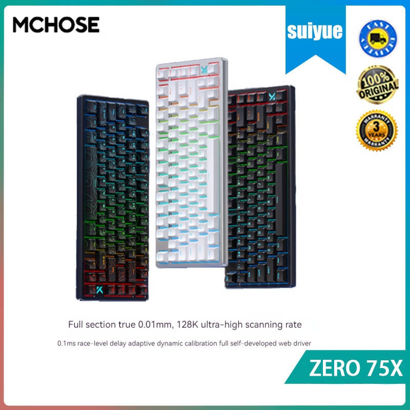 Mchose ZERO 75X คีย์บอร์ดสวิตช์แม่เหล็กแบบกําหนดเองแบบมีสาย | Shopee Thailand