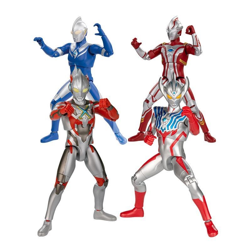 Bandai Ultraman Voice Super Movable Series ฟิกเกอร์ Aix Ultraman Dream ...