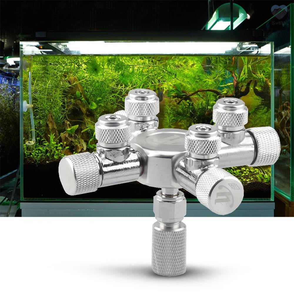 Aquarium Tank CO2 Splitter Regulator จําหน่ายเข็มปรับวาล์วสําหรับ CO2 ...