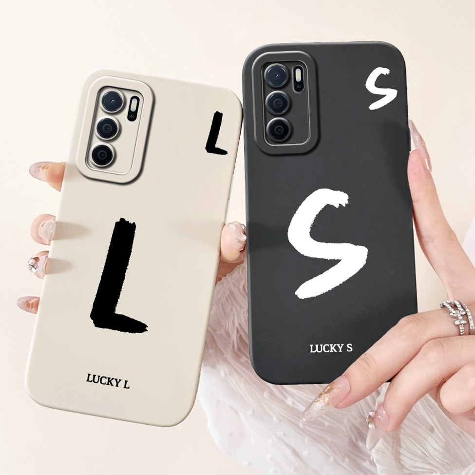 Oppo A16 CPH2269 เคสโทรศัพท์ Oppo A16s CPH2271 กรณีแฟชั่นตัวอักษร AZ ...