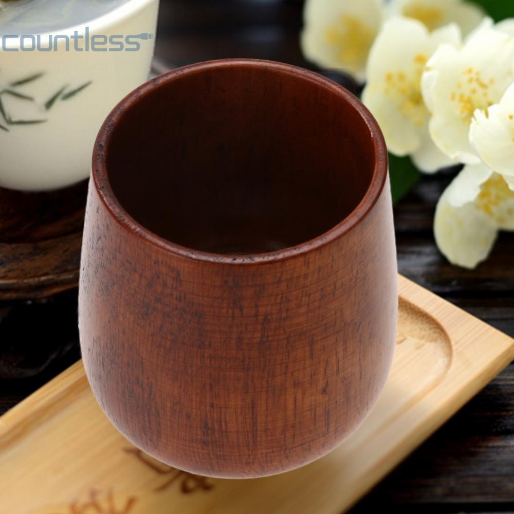 ถ้วยไม้พุทรา Primitive Handmade ธรรมชาติ Spruce ถ้วยไม้อาหารเช้าเบียร์ ...