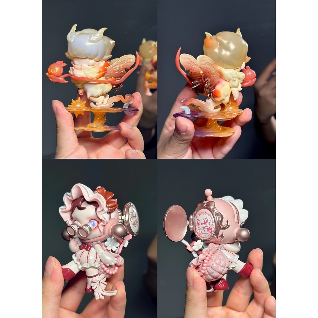 Popmart Finding mokoko Series skullpanda เห็น dimoo ของเธอติดตามแสงของ ...