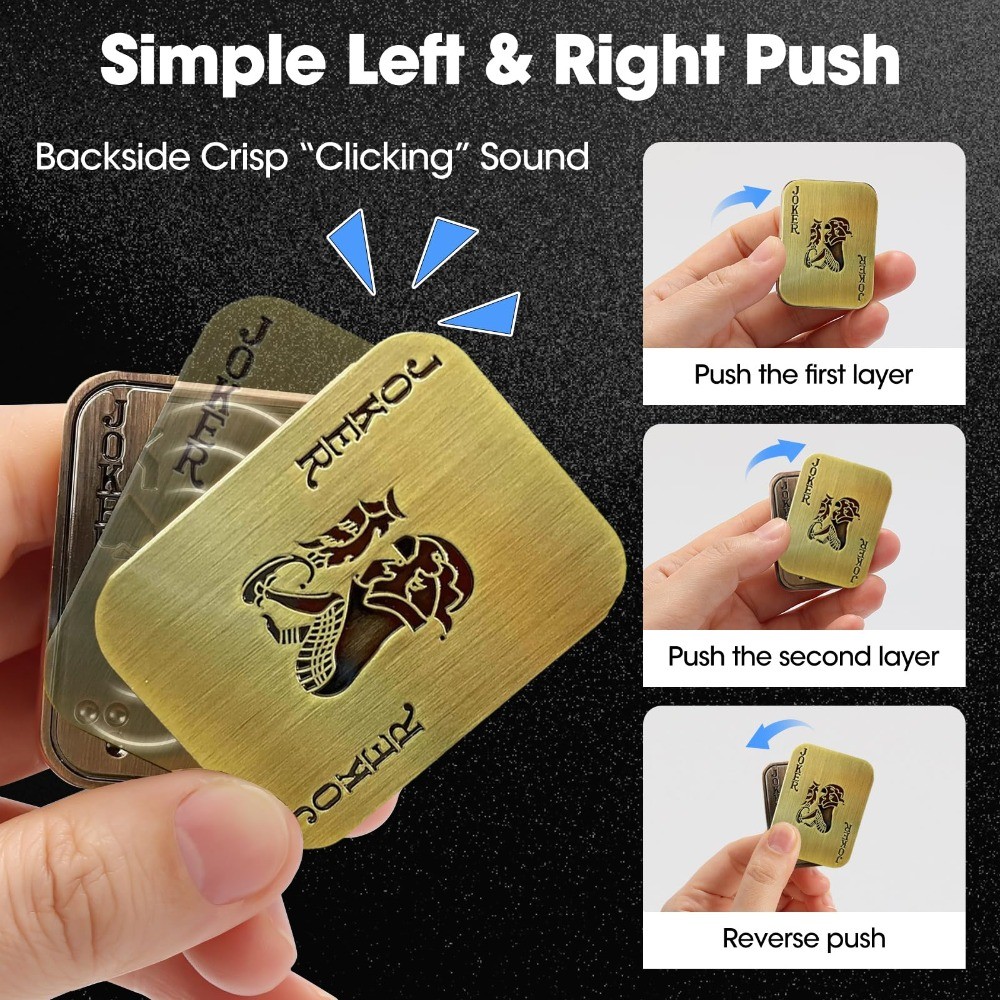 Edc Push Slider โลหะ Fidget Anti Stress ของเล่นผู้ใหญ่ Finger Spinner ...