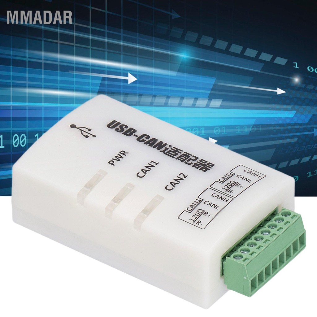 MMADAR CAN USB Adapter Dual Channel Automatic Bus Analyzer Intelligent Converter Debugger J1939 ...