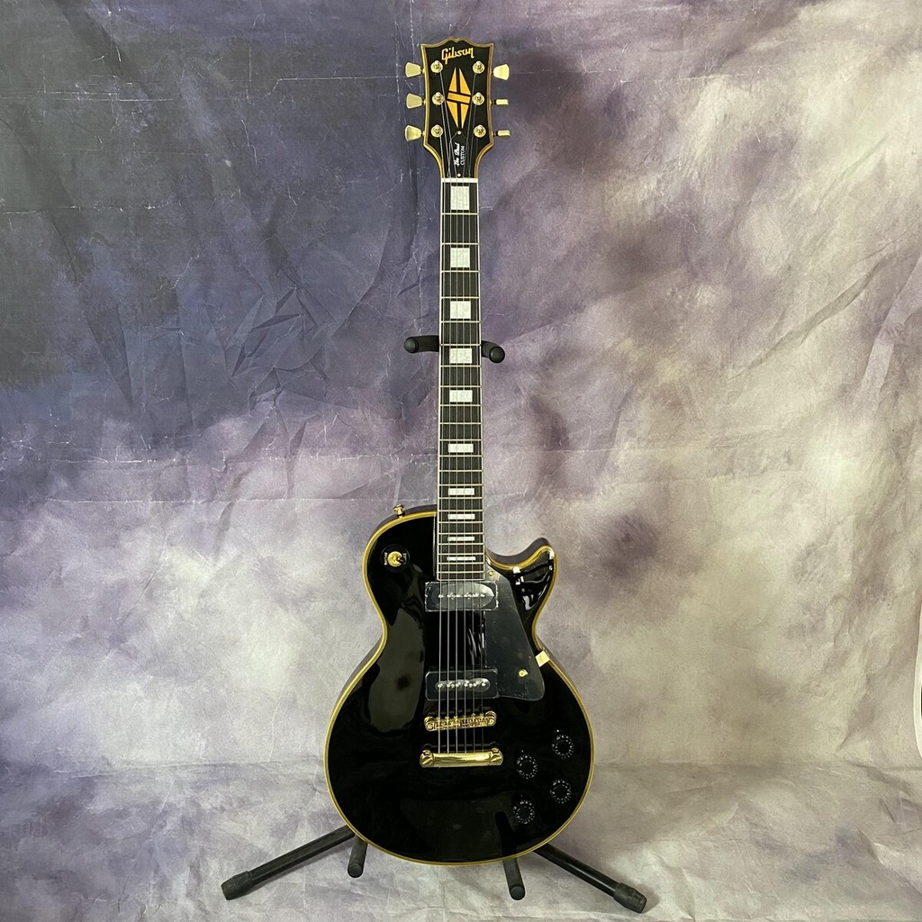 กีต้าร์ไฟฟ้า Gibson Les Paul Black Custom P90 Pickup | Shopee Thailand