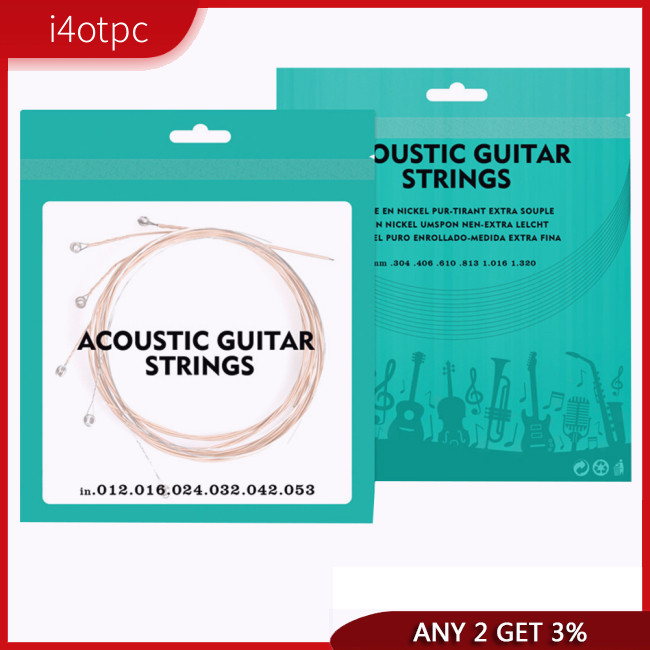 I4otpc Debbie AGS-01 สายกีตาร์โปร่งสีแดงทองแดง 012 เคลือบ Super Light กีตาร์ Strings | Shopee ...