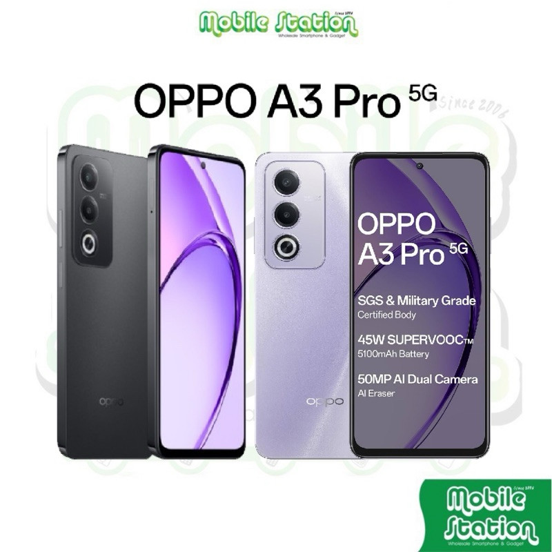 [Hot] OPPO A3 Pro A3Pro 5G Dimensity 6300 5G | A3 Snap 6s 4G Gen 1 | A58 Helio G85 แบตอึด ชาร์จ ...