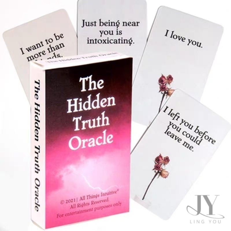 L & Y The Hidden Truth Oracle ความจริงที่ซ่อนอยู่ไพ่ทาโรต์ Oracle การ์ดข้อความการ์ดเกมกระดาน ...