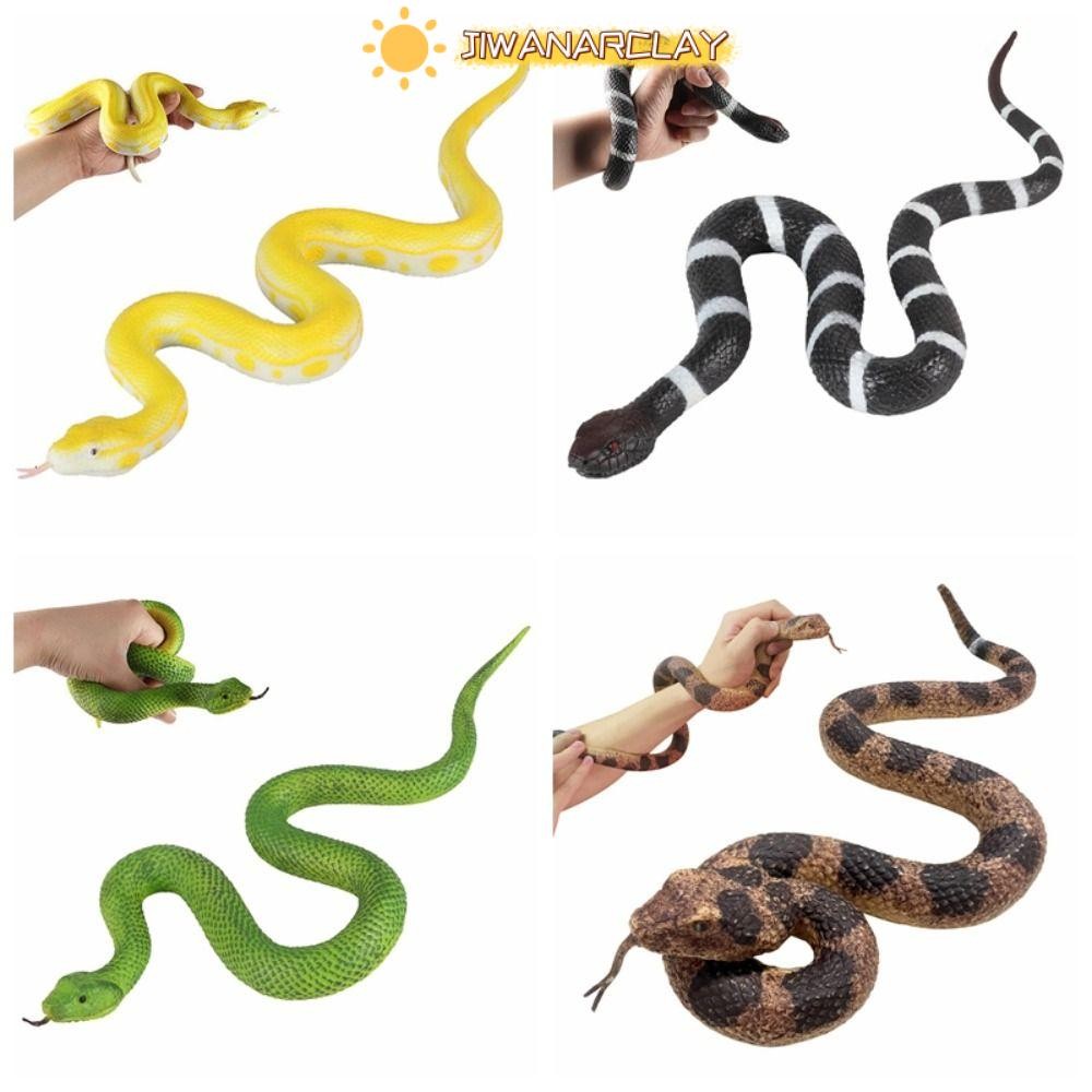 JIWANARCLAY สัตว์รุ่น, เส้น Texture Cobra Rattlesnake Python งูปลอมที่ ...