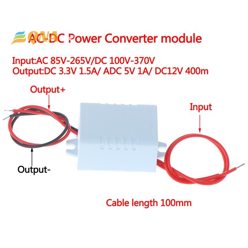 [QNA] ตัวแปลง AC-DC 110v 220v 230v ถึง 3.3v 5v 12v โมดูลจ่ายไฟสลับใหม่ | Shopee Thailand