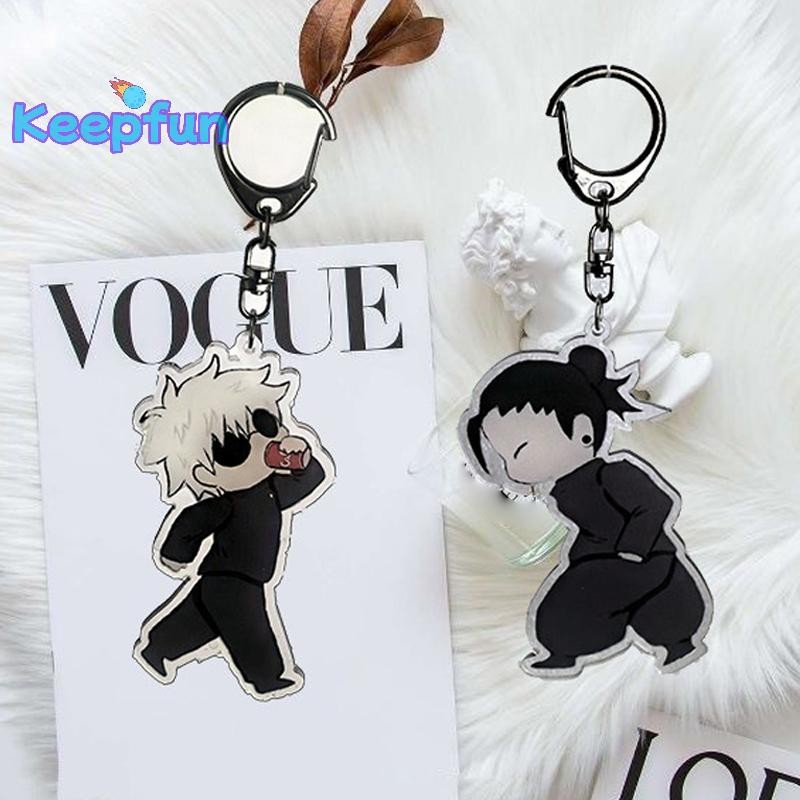 [Keepfun] อะนิเมะ Jujutsu Kaisen คอสเพลย์ตลกพวงกุญแจยาว Gojo Satoru ...