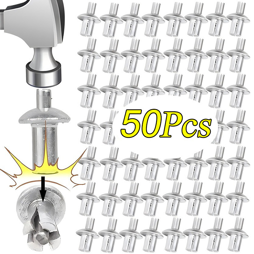 10/30/50 ชิ้นค้อนไดรฟ์ขยาย Rivets/ประเภทเคาะสกรูแตะขนาดเล็กตัวยึด ...