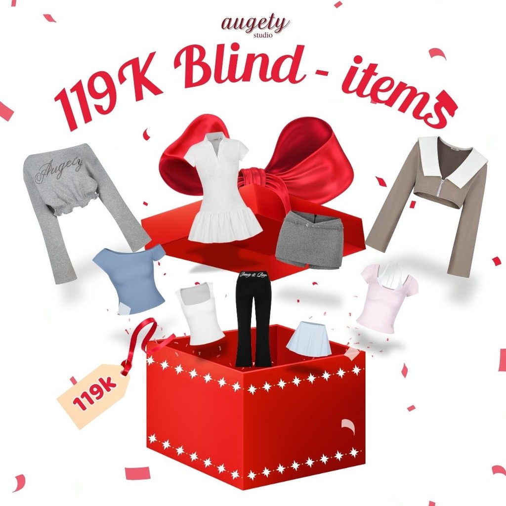 สินค้าตัวท็อปแบบสุ่ม BLIND Bag, AUGETY BLIND ITEMS | Shopee Thailand