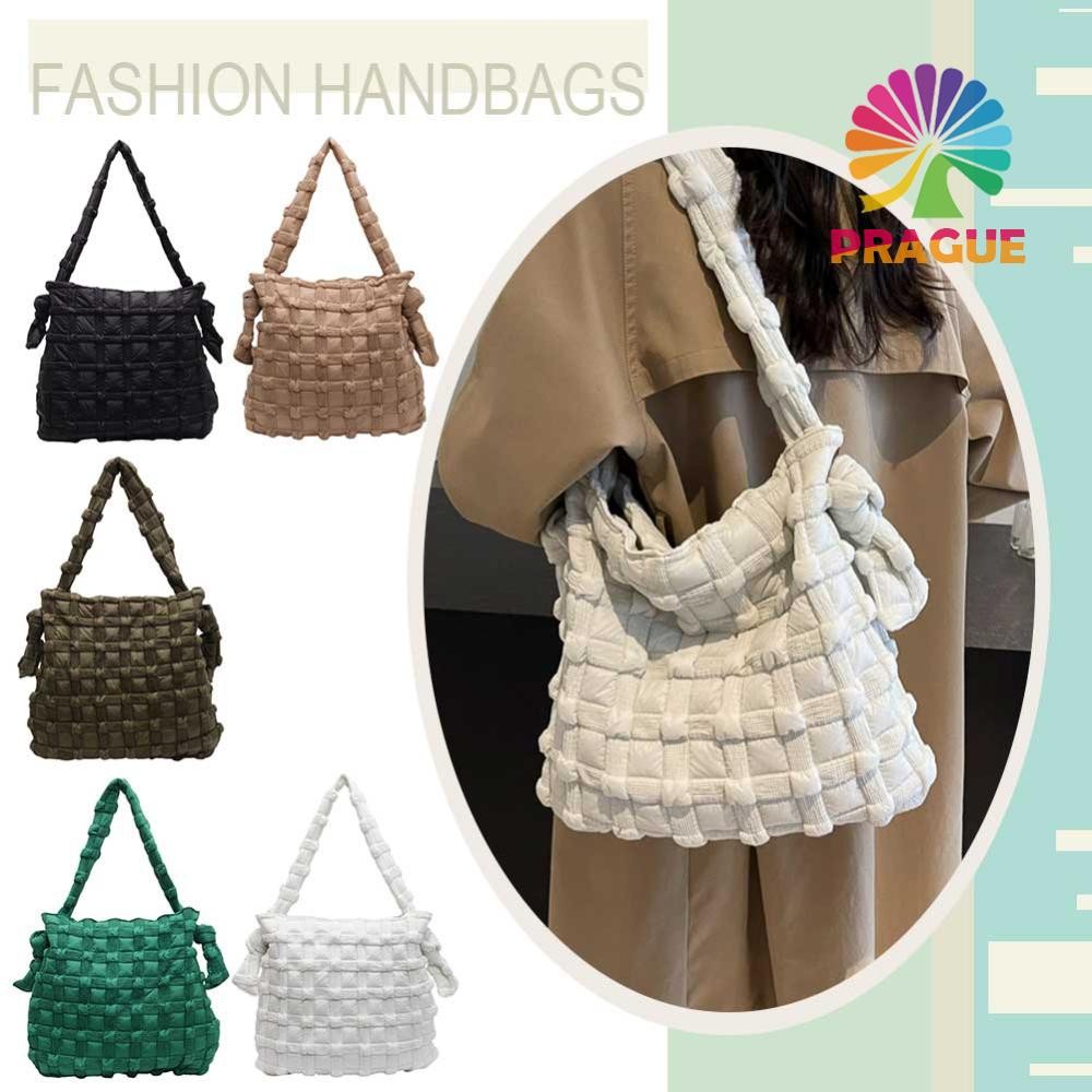 ผู้หญิงปักเป้า Tote Bag Padding Crossbody กระเป๋าน้ําหนักเบาแฟชั่น ...