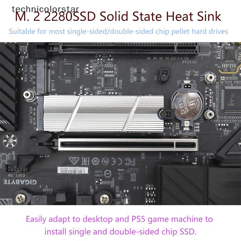 Trsr TEUCER M.2-9 SSD NVMe ความร้อน M2 2280 SSD ฮาร์ดดิสก์อลูมิเนียม ...